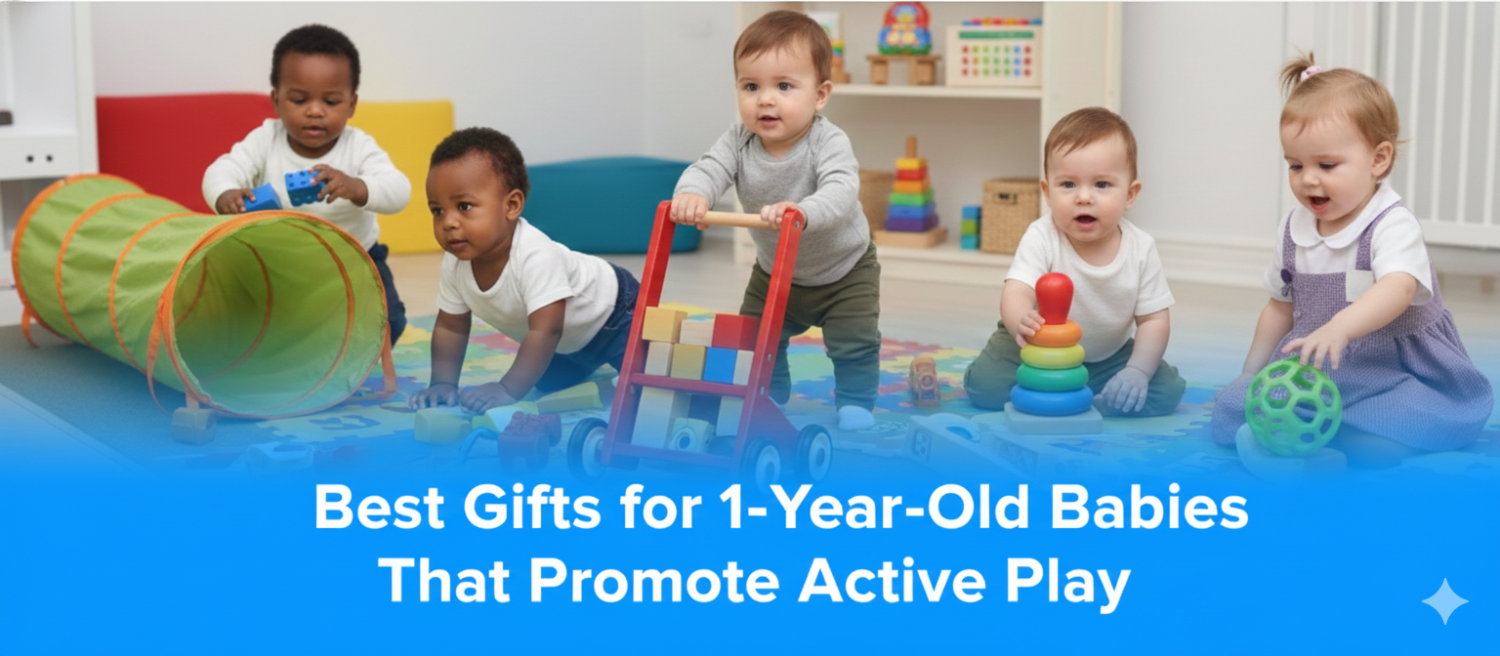 Best Gifts for 1-Year-Old Babies That Promote Active Play